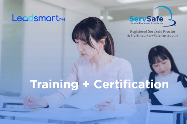 ServSafe Manager Training + Certification - LeadSmart Ph