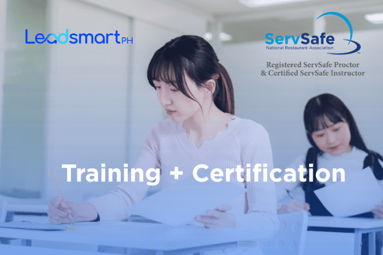 ServSafe Manager Training + Certification - LeadSmart Ph